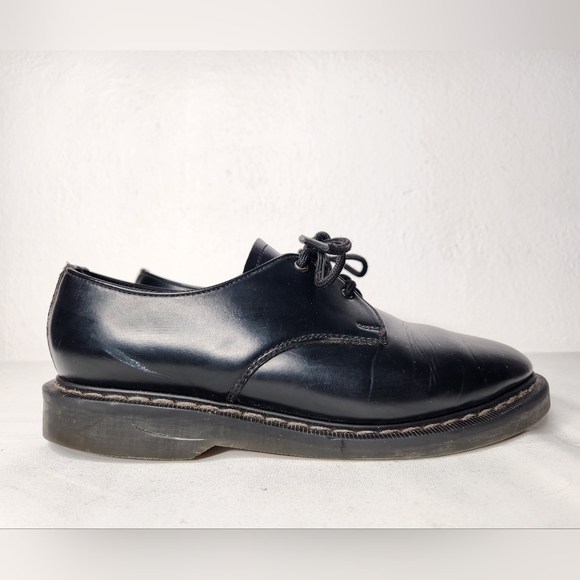 Solovair | Shoes | Solovair Dr Martens Black 3 Eye Lace Up Ankle Boots ...